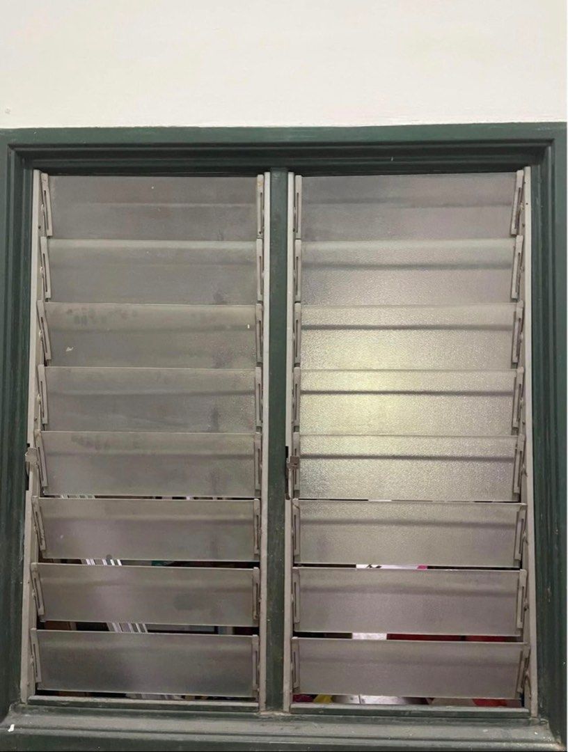 Tingkap Frame Kaca fullset Nako, Furniture & Home Living, Security ...