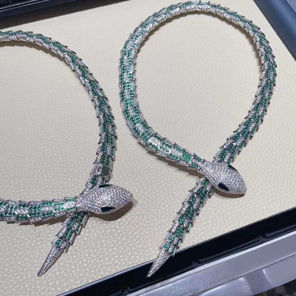 Top Trend: Serpenti Viper Necklace - Fashion Jewelry in White Gold ...