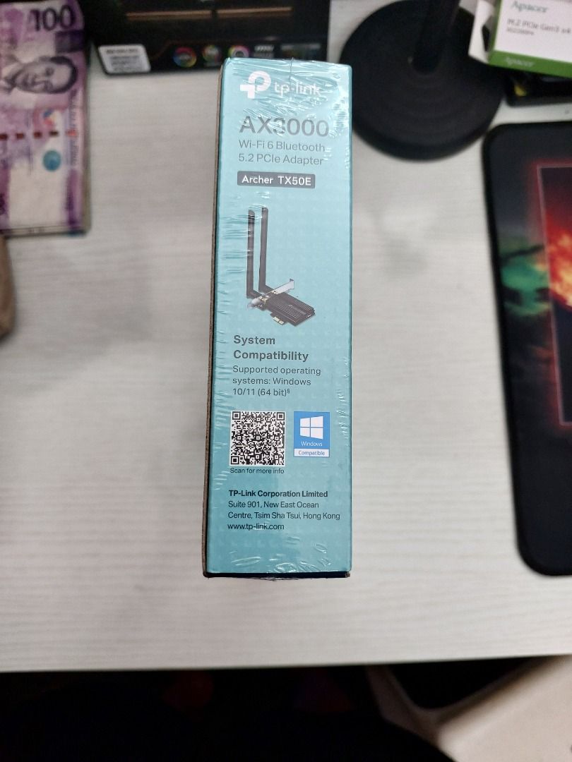 TP Link Archer TX50E AX3000 Wifi 6 and Bluetooth, Computers & Tech ...