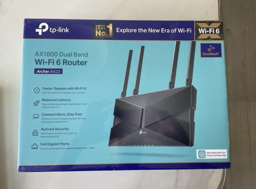 TP link AX1800 Dual Band Wai-Fi 6 Router, 電腦＆科技, 電腦周邊及配件, Wifi及上網相關產品 ...