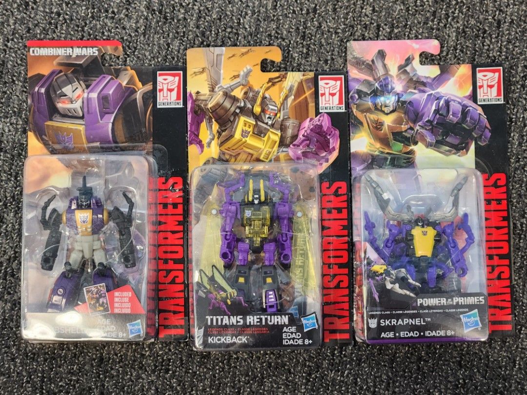 Transformers Generations Insecticons Bombshell, Kickback & Skrapnel ...