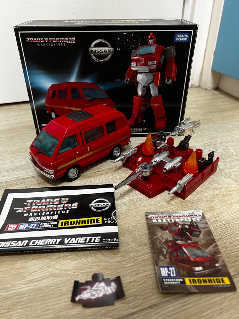 Transformers Masterpiece MP-27 Ironhide 變形金剛 鐵皮, 興趣及遊戲, 玩具 & 遊戲類 ...