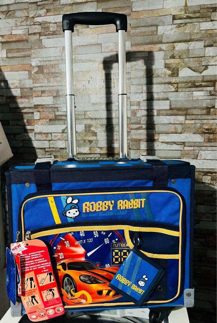 Trolley bag Robby Rabbit on Carousell
