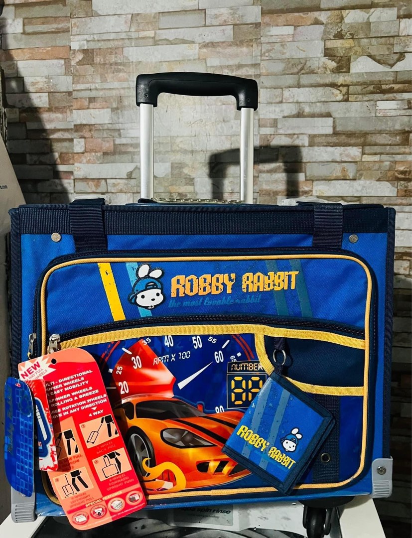 Trolley bag Robby Rabbit on Carousell