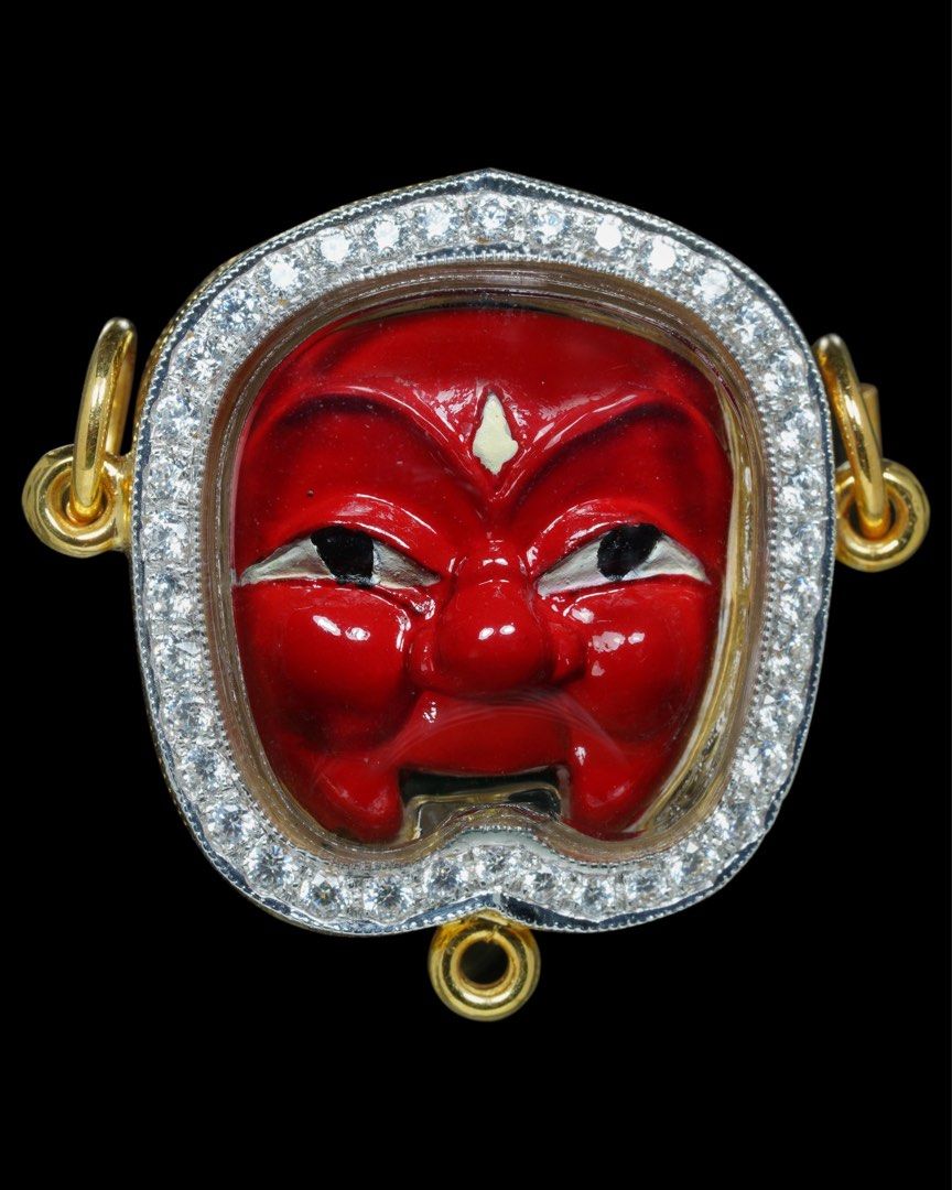 Ultra Rare Phra Pan Boon Roon Setti Mei (Red Face) (Triple Star Code ...