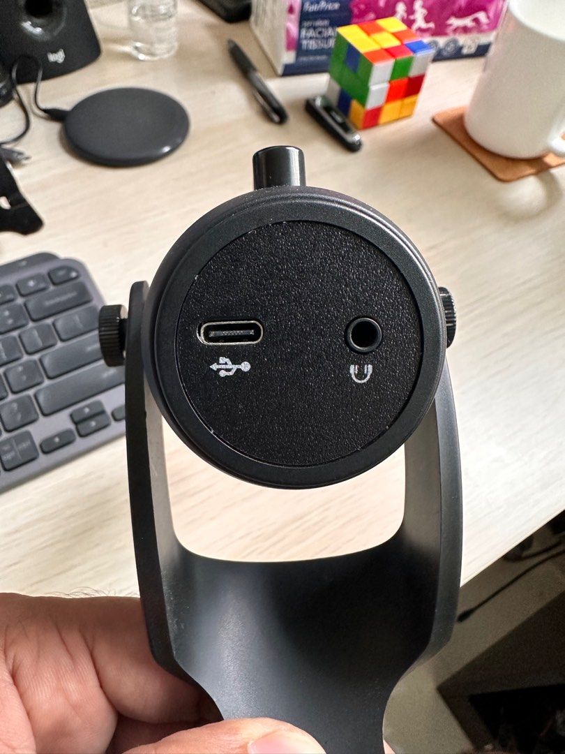 USB Noise Cancelling Microphone for Streaming Zoom MS Teams, Audio ...