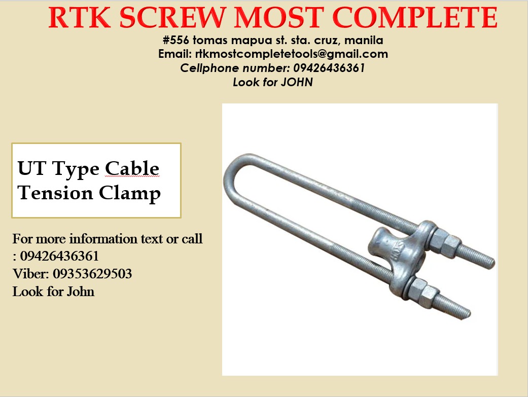 UT Type Cable Tension Clamp UT-1 on Carousell