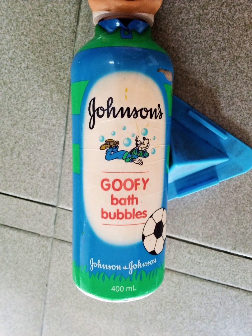 Vintage 1993 Johnson's Goofy Bath Bubbles Bottle With Minnie Mouse Head ...