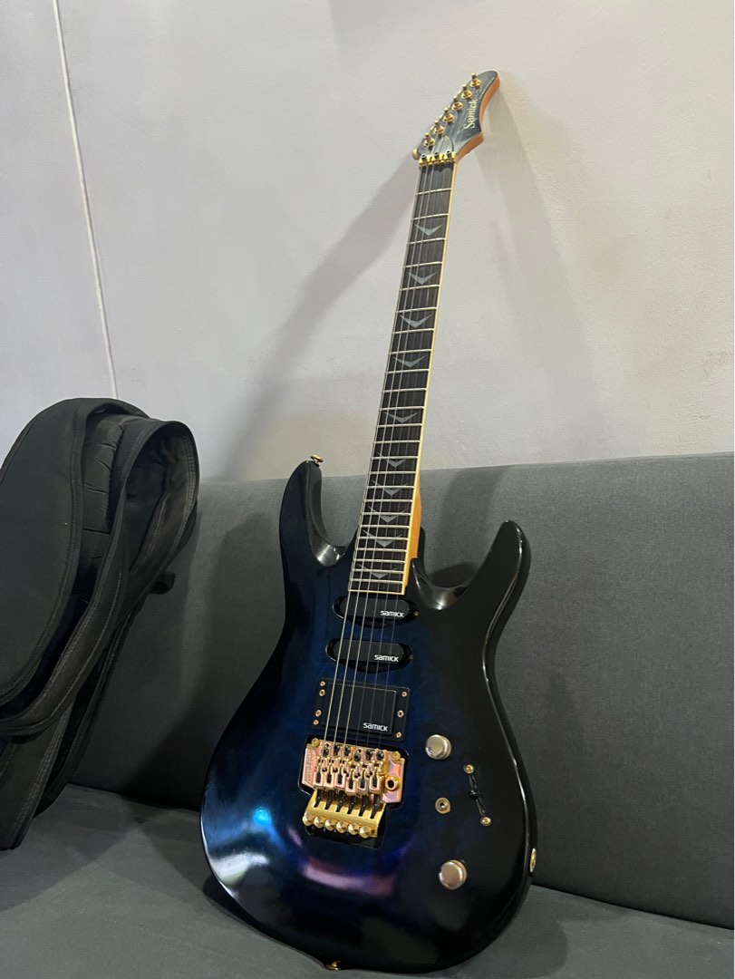 Vintage 90’s Samick Superstrat Electric Guitar, Hobbies & Toys, Music & Media, Musical ...