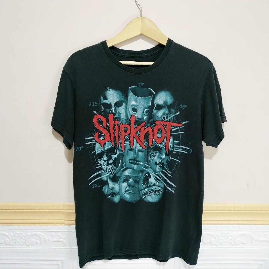 Vintage - Band Metal Slipknot, Fesyen Pria, Pakaian , Atasan di Carousell