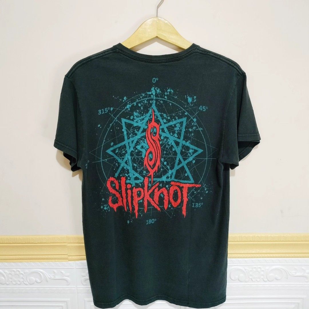 Vintage - Band Metal Slipknot, Fesyen Pria, Pakaian , Atasan di Carousell