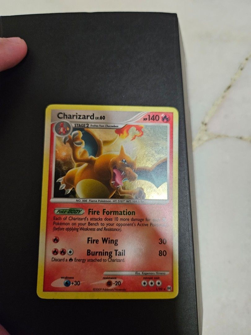 [Vintage Pokemon Card] Charizard Holo Platinum Arceus, Hobbies & Toys ...