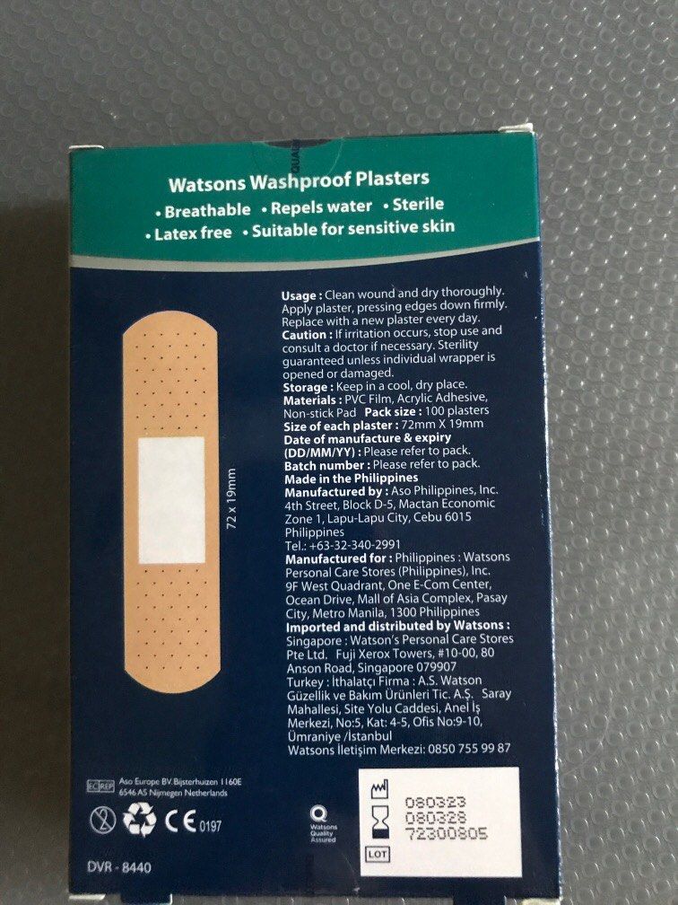 Watsons waterproof plasters, Everything Else on Carousell
