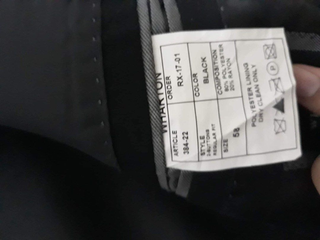 WHARTON FORMAL SUIT AND PANTS on Carousell
