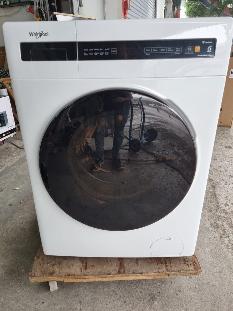 Whirlpool 10.5kg front load Model: FWEB10502GW, TV & Home Appliances ...