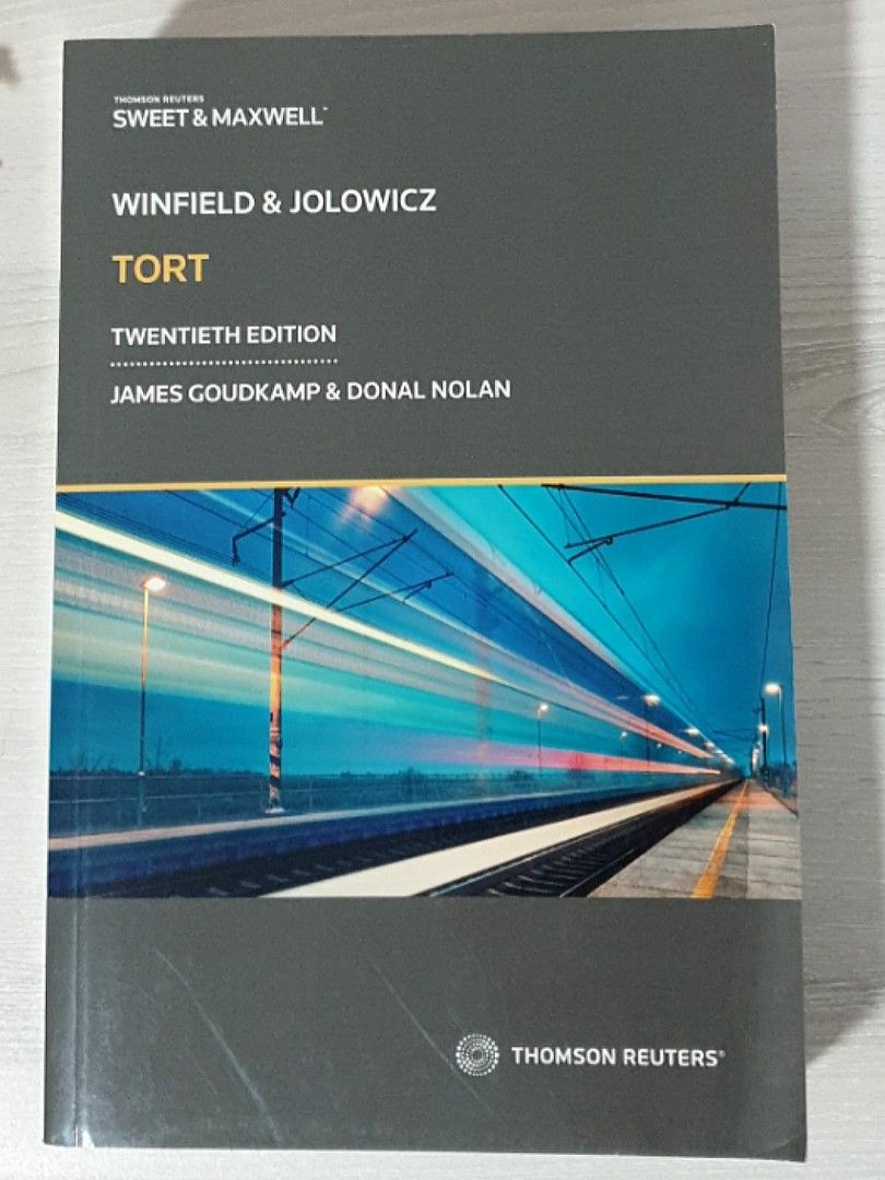 Winfield & Jolowicz on Tort, 20th Edition, Hobbies & Toys, Books ...