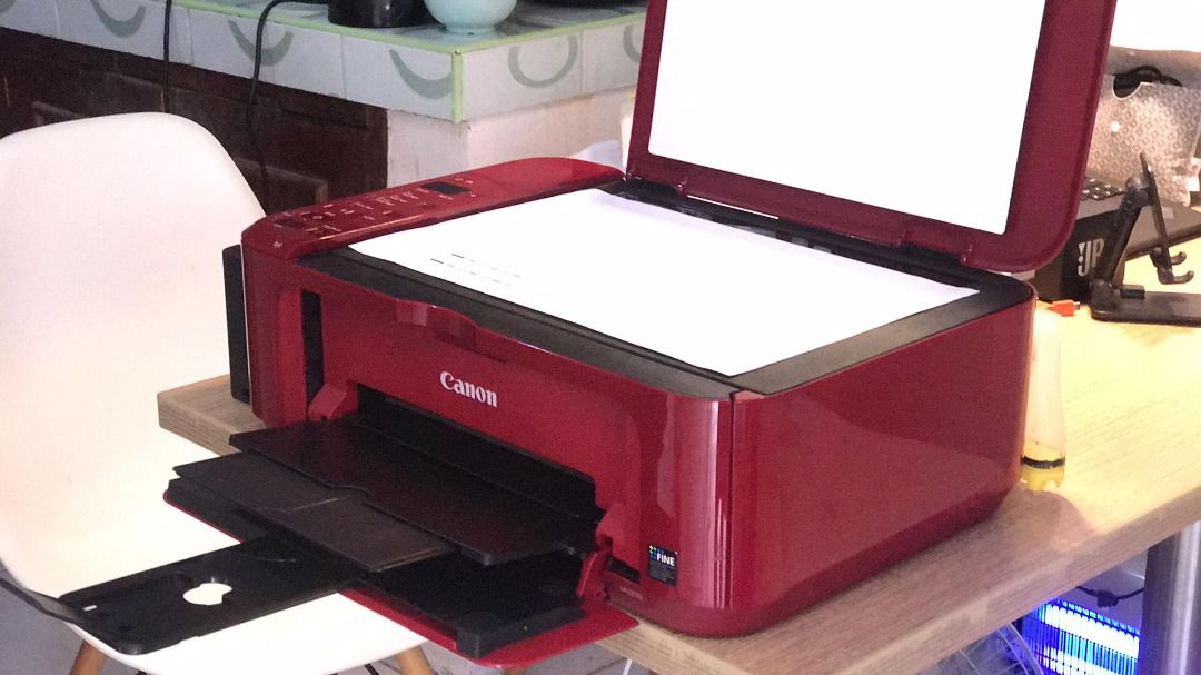Wireless All in 1 Printer CANON MG3170 with CISS on Carousell