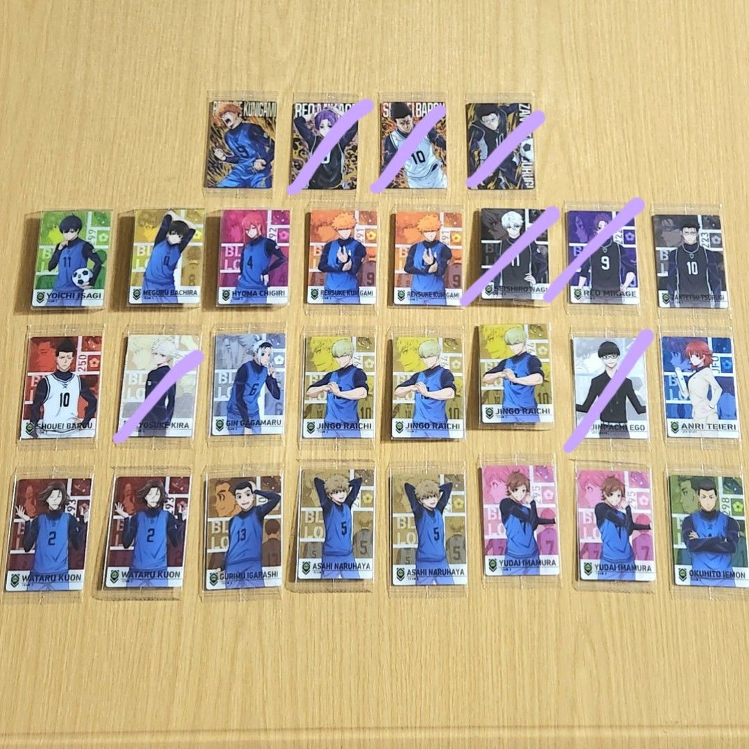wts blue lock wafer cards, Hobbies & Toys, Memorabilia & Collectibles ...