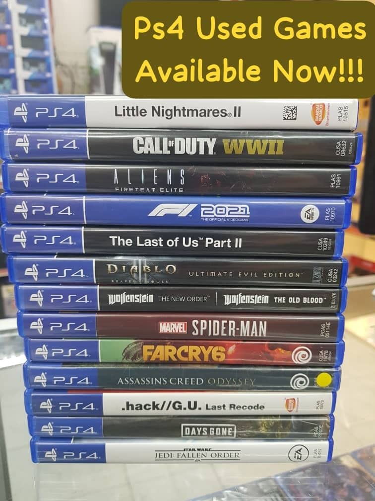 Wts Ps4 Used Games Start From Rm70 To Above!!!, Video Gaming, Video Games, PlayStation on Carousell
