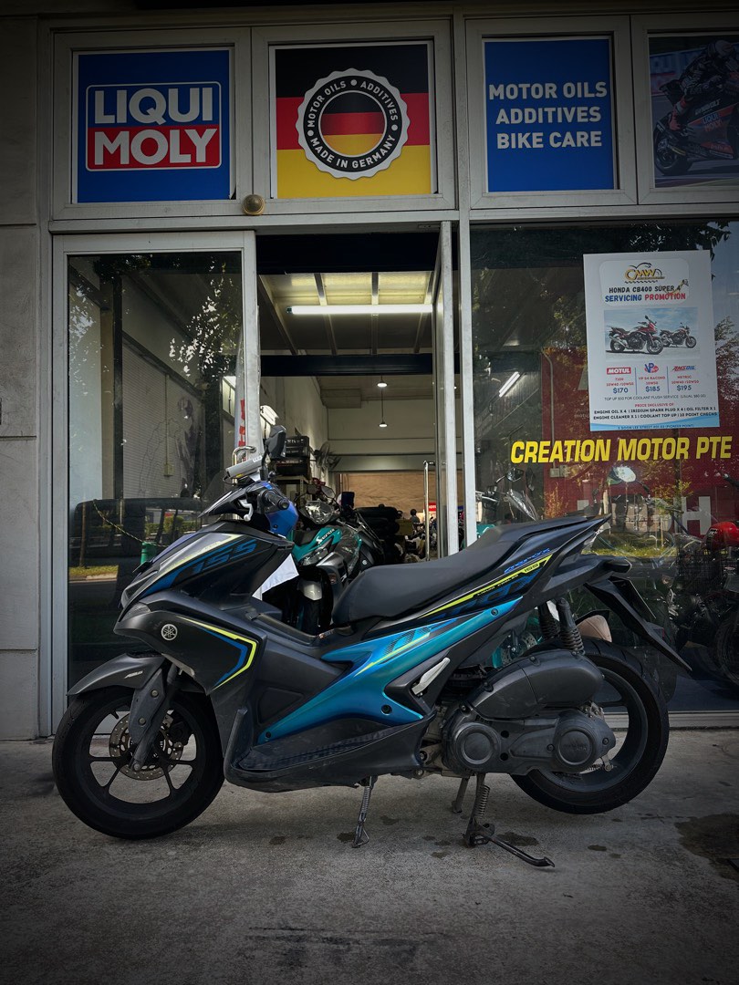 Yamaha Aerox 155 V1 2031, Motorcycles, Motorcycles for Sale, Class 2B on Carousell