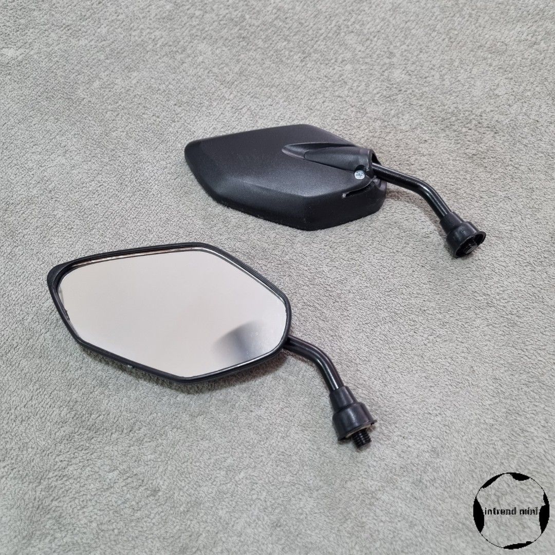 Yamaha Mirror Short Stem - Gloss - Yamaha Mirror Short - yamaha aerox ...