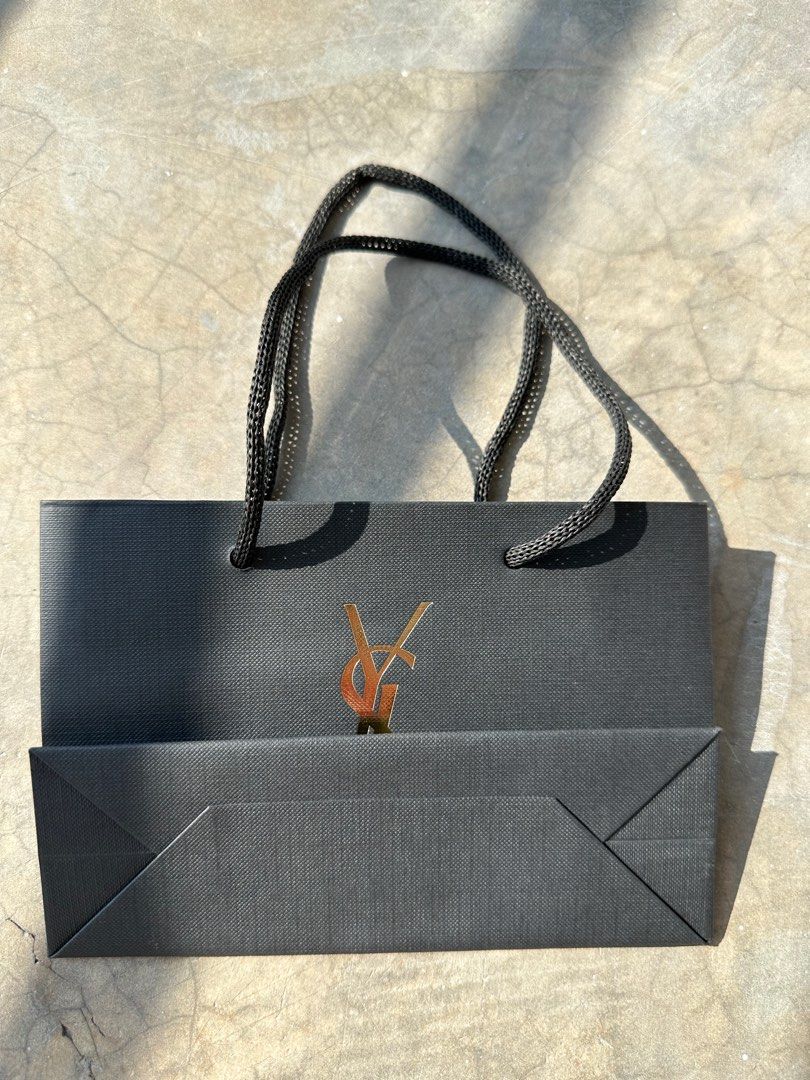 YSL paper bag 18cm x 12 cm, Women's Fashion, Bags & Wallets, Tote Bags ...