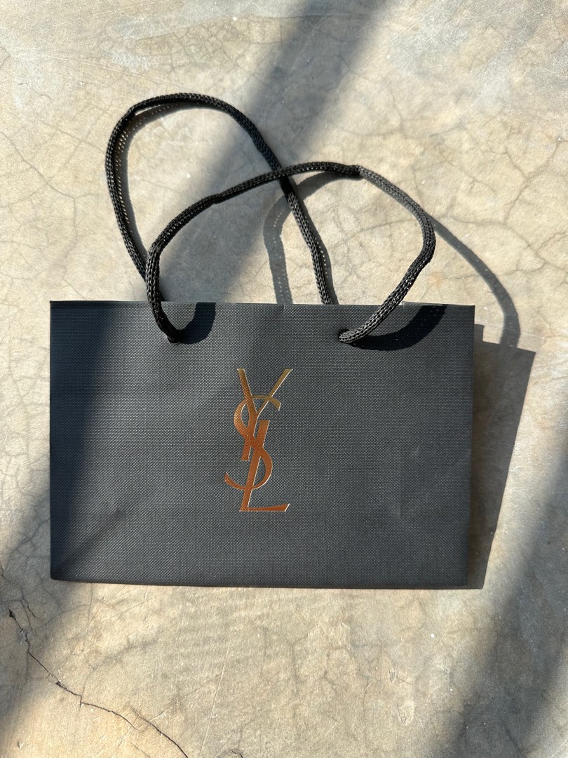 YSL paper bag 18cm x 12 cm, Women's Fashion, Bags & Wallets, Tote Bags ...