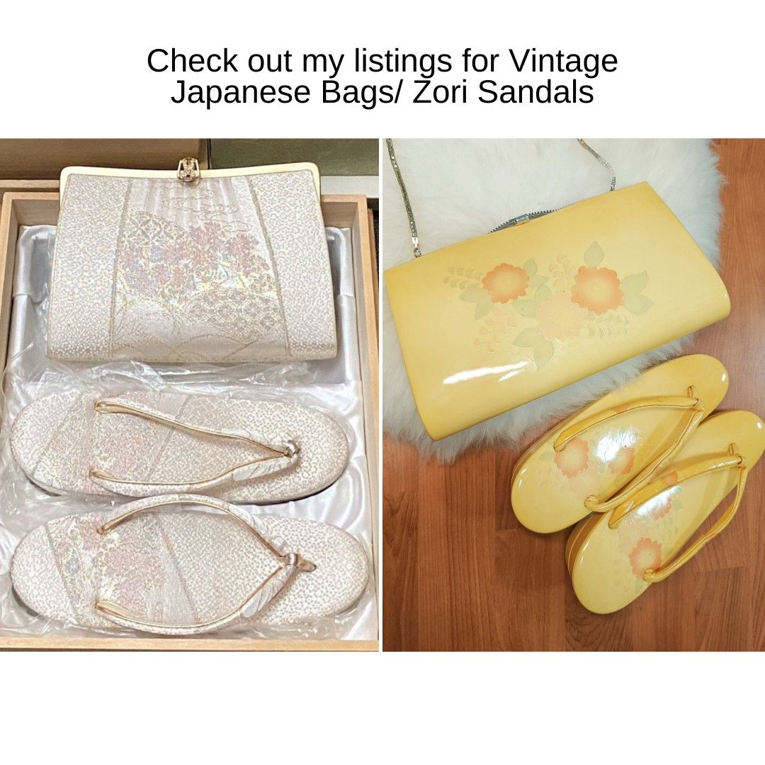 Yukata 4 Piece Set (Blue/Red) with Geta Uniqlo Japanese Traditional ...