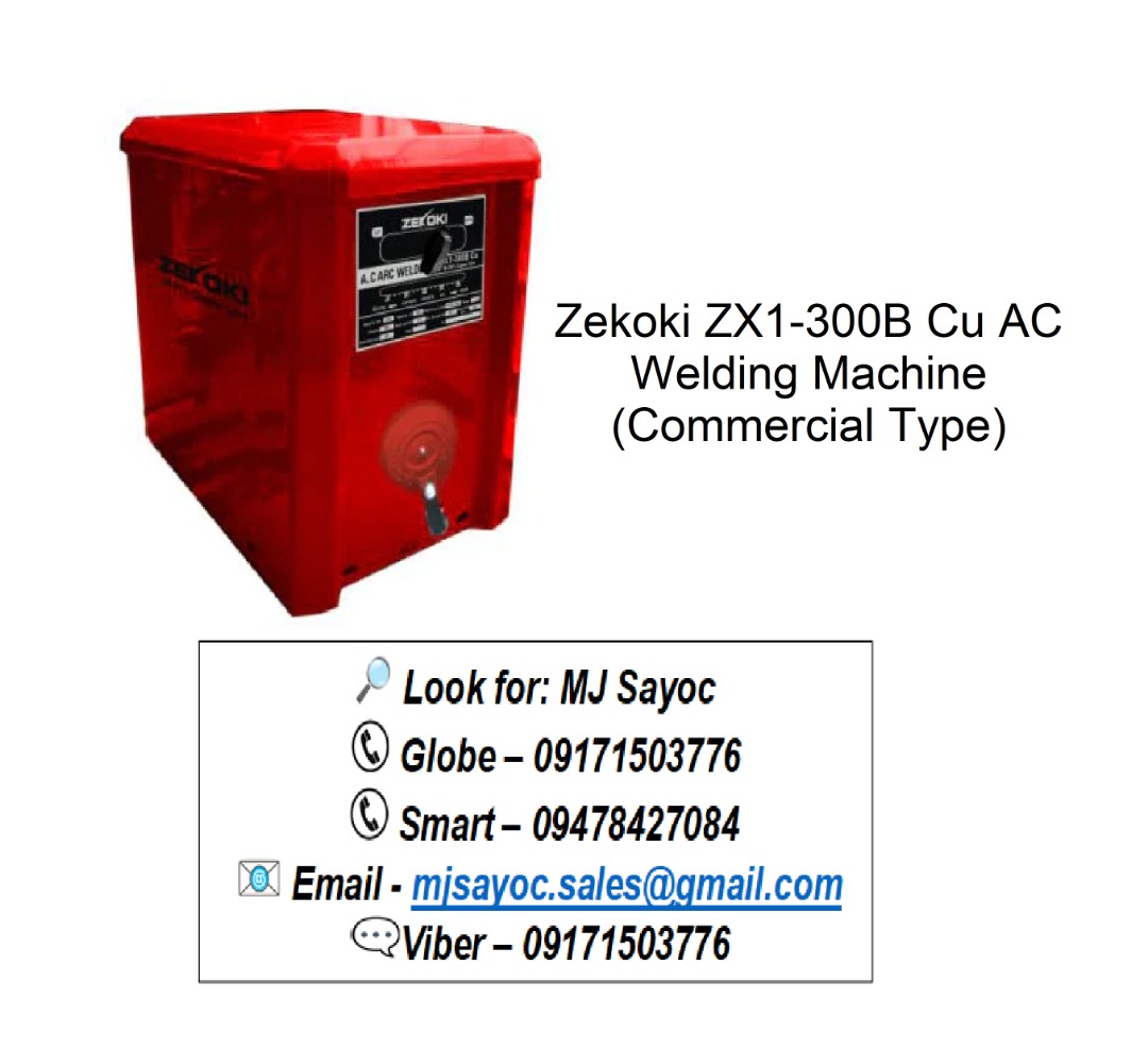 Zekoki ZX1-300B Cu AC Welding Machine (Commercial Type) on Carousell