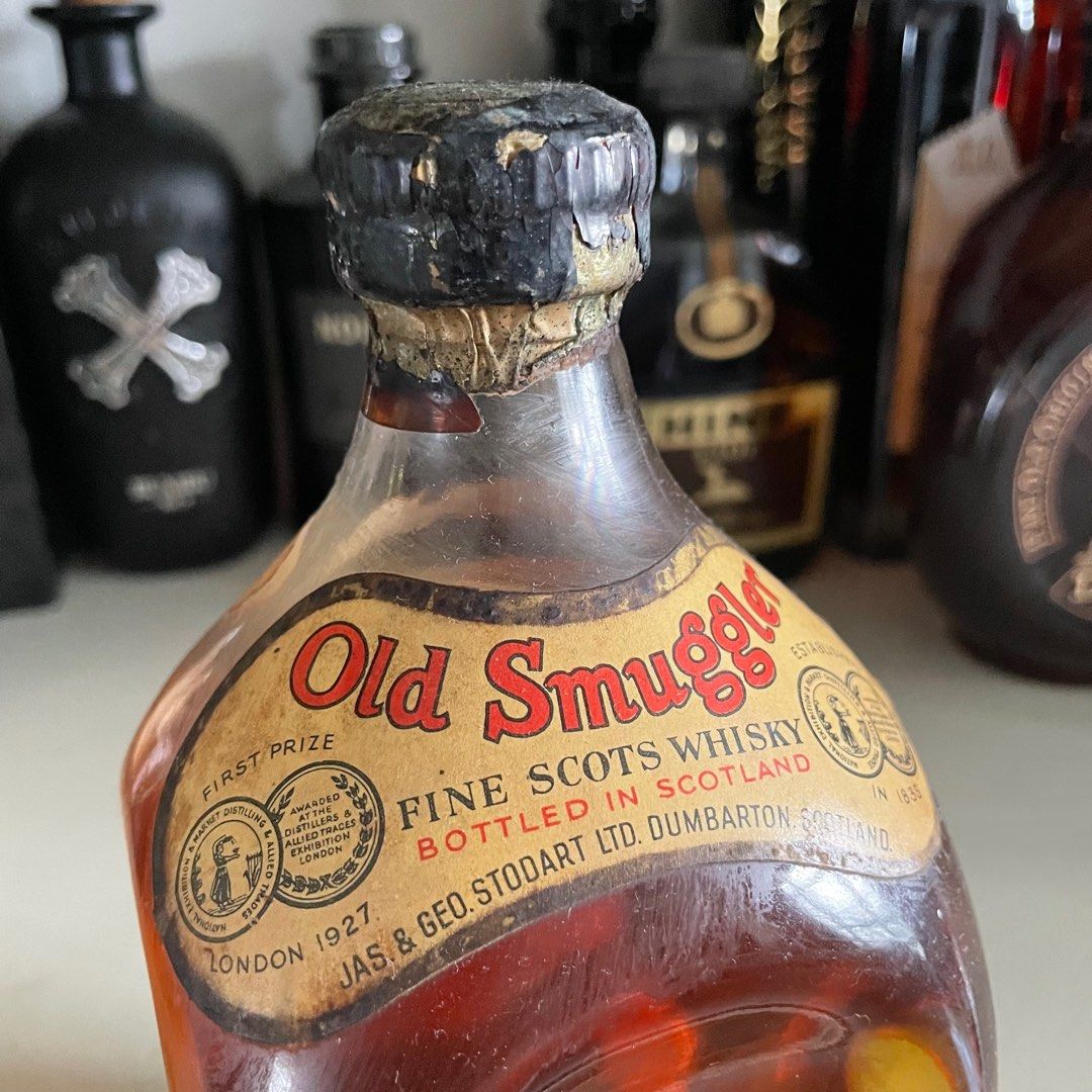 1955 Old Smuggler Whisky Vintage 750ml, Food & Drinks, Alcoholic ...