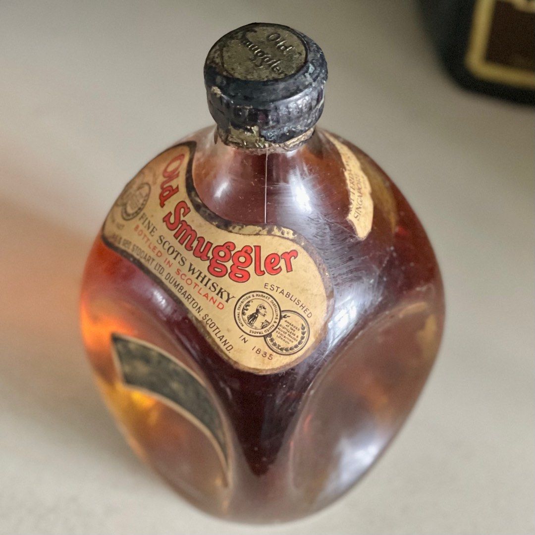 1955 Old Smuggler Whisky Vintage 750ml, Food & Drinks, Alcoholic ...