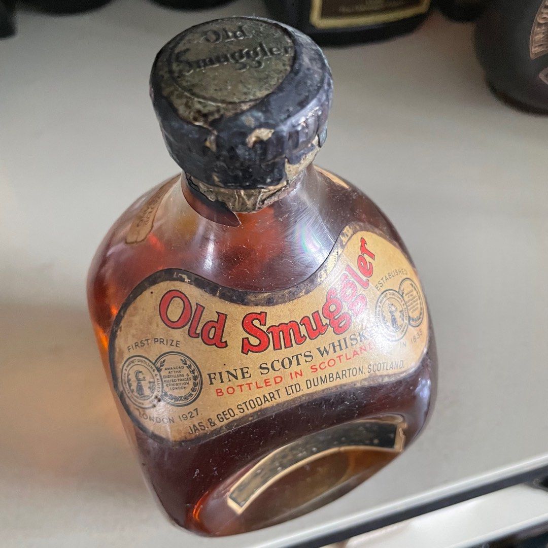 1955 Old Smuggler Whisky Vintage 750ml, Food & Drinks, Alcoholic ...