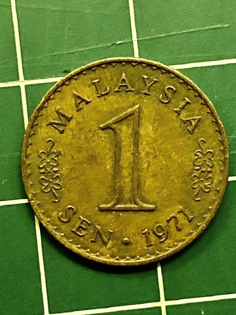 1 sen 1971 Malaysian Coin, Hobbies & Toys, Collectibles & Memorabilia ...