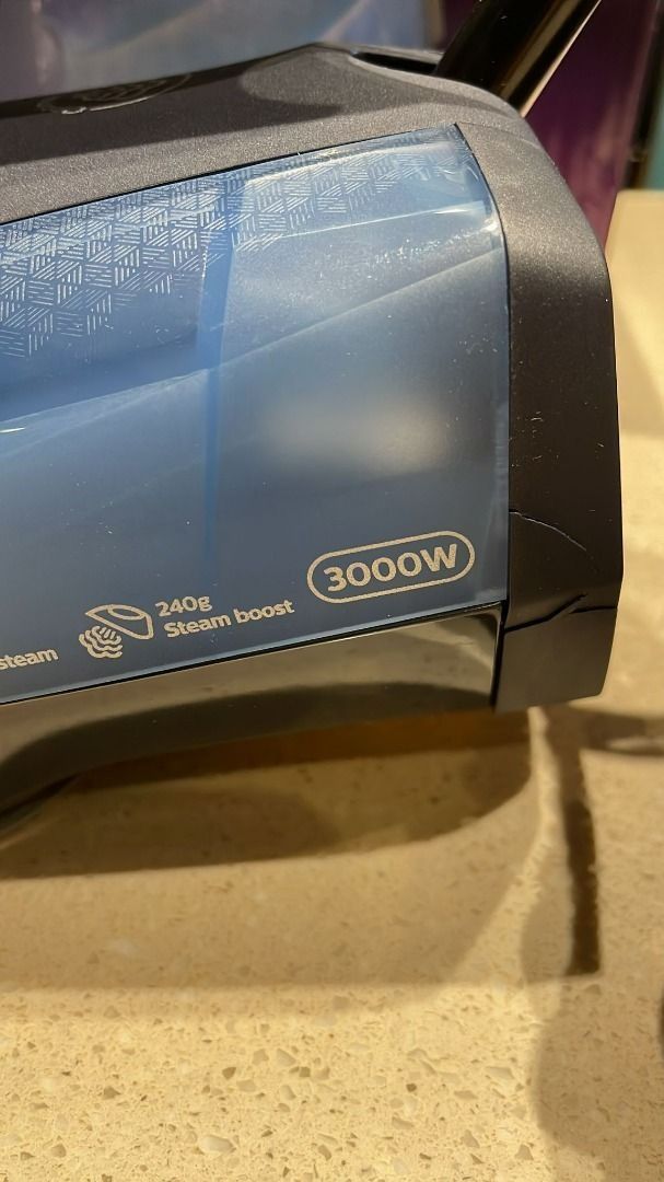 3649) PHILIPS AZUR 8000 SERIES STEAM IRON (DST8050/26), DARK BLUE, TV ...