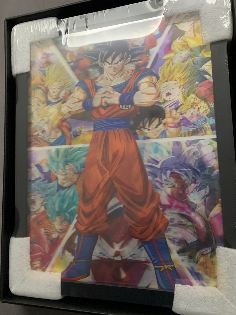 3D Holographic Dragonball Frame - Goku Super Saiyan Ultra Instinct ...