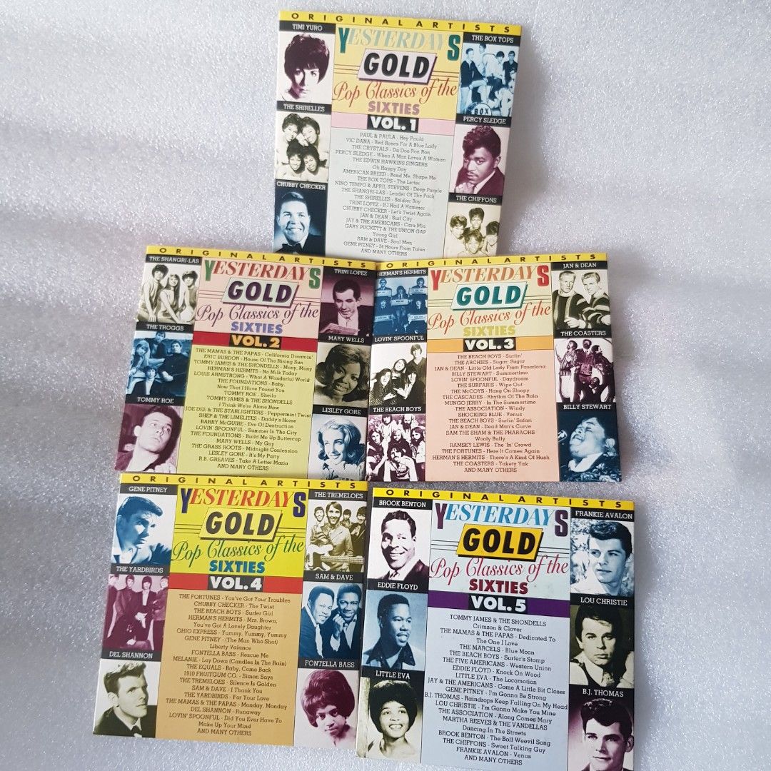 5cd set 100 golden oldies of 60S yesterdays disc very new, Hobbies ...