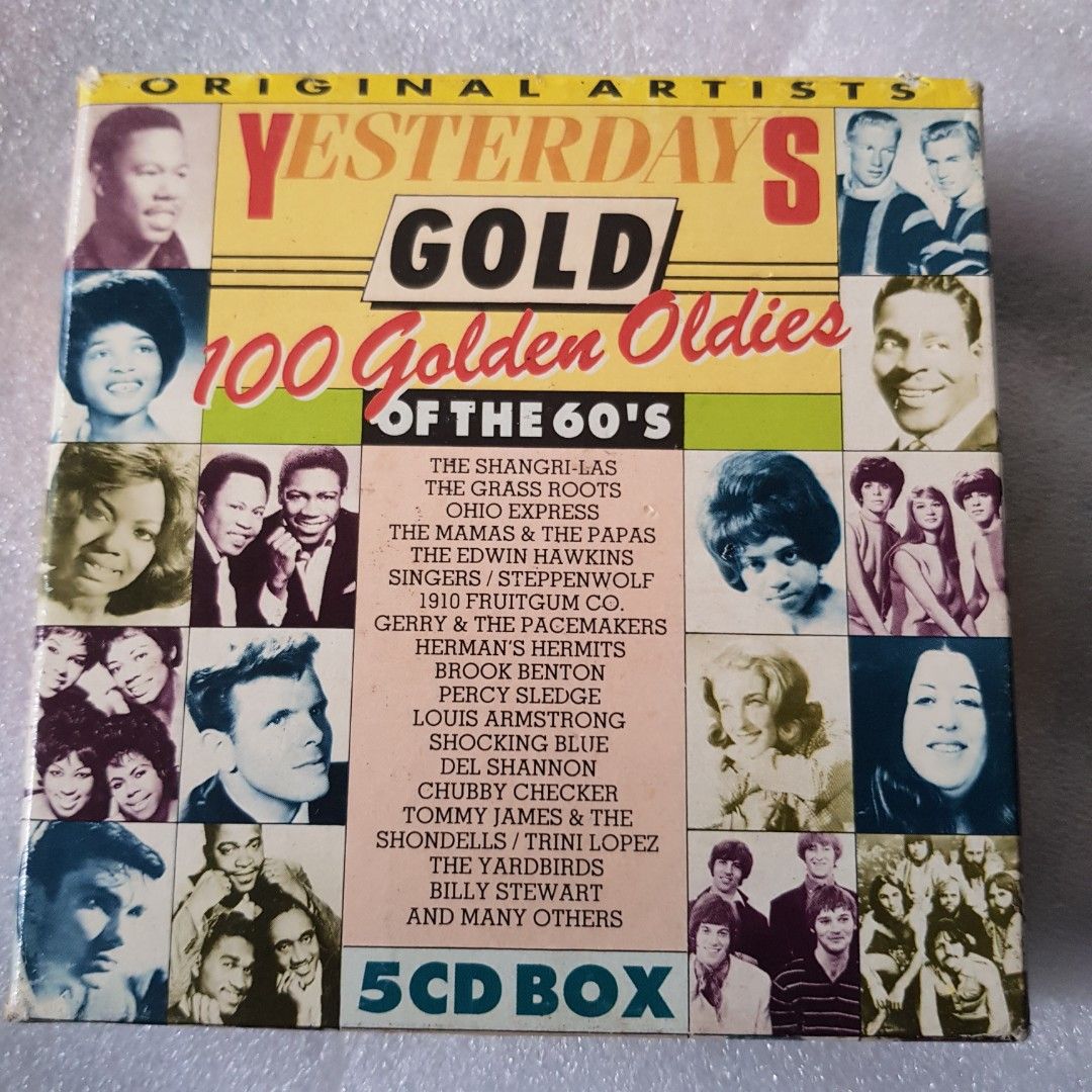5cd set 100 golden oldies of 60S yesterdays disc very new, Hobbies ...