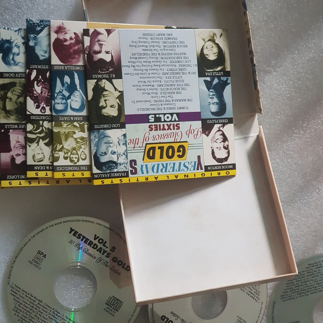 5cd set 100 golden oldies of 60S yesterdays disc very new, Hobbies ...