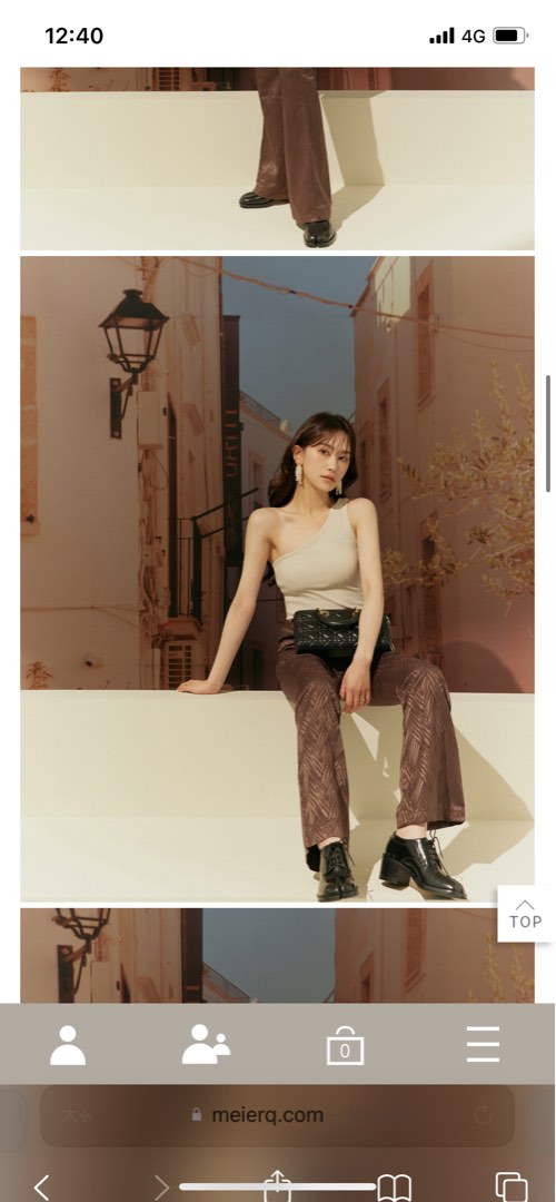 奶咖 pingping-PROJECT.M 單肩羅紋BRA TOP, 她的時尚, 上衣, 背心、無袖在旋轉拍賣