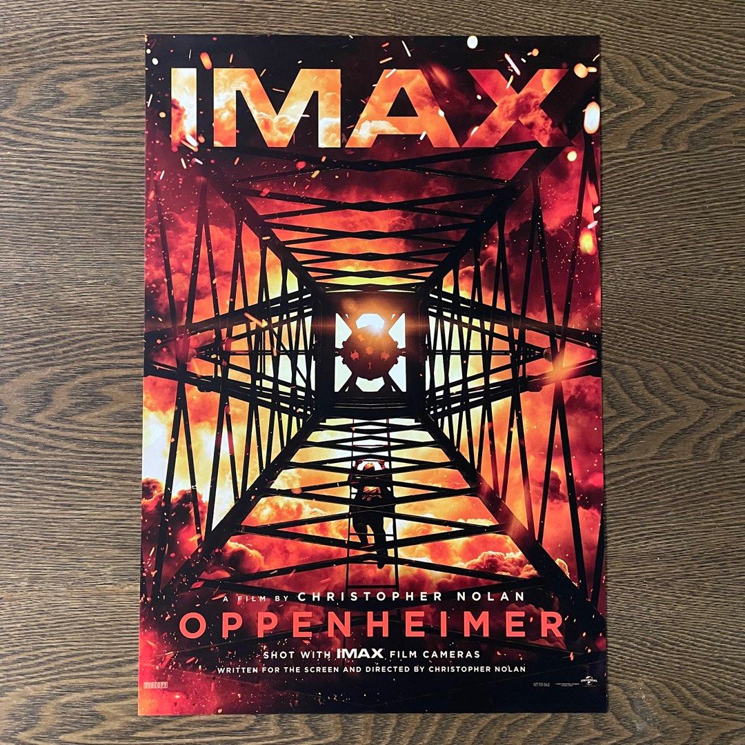 A3 電影海報 Movie Poster IMAX 奧本海默 Oppenheimer, 興趣及遊戲, 收藏品及紀念品, 郵票及印刷品 ...