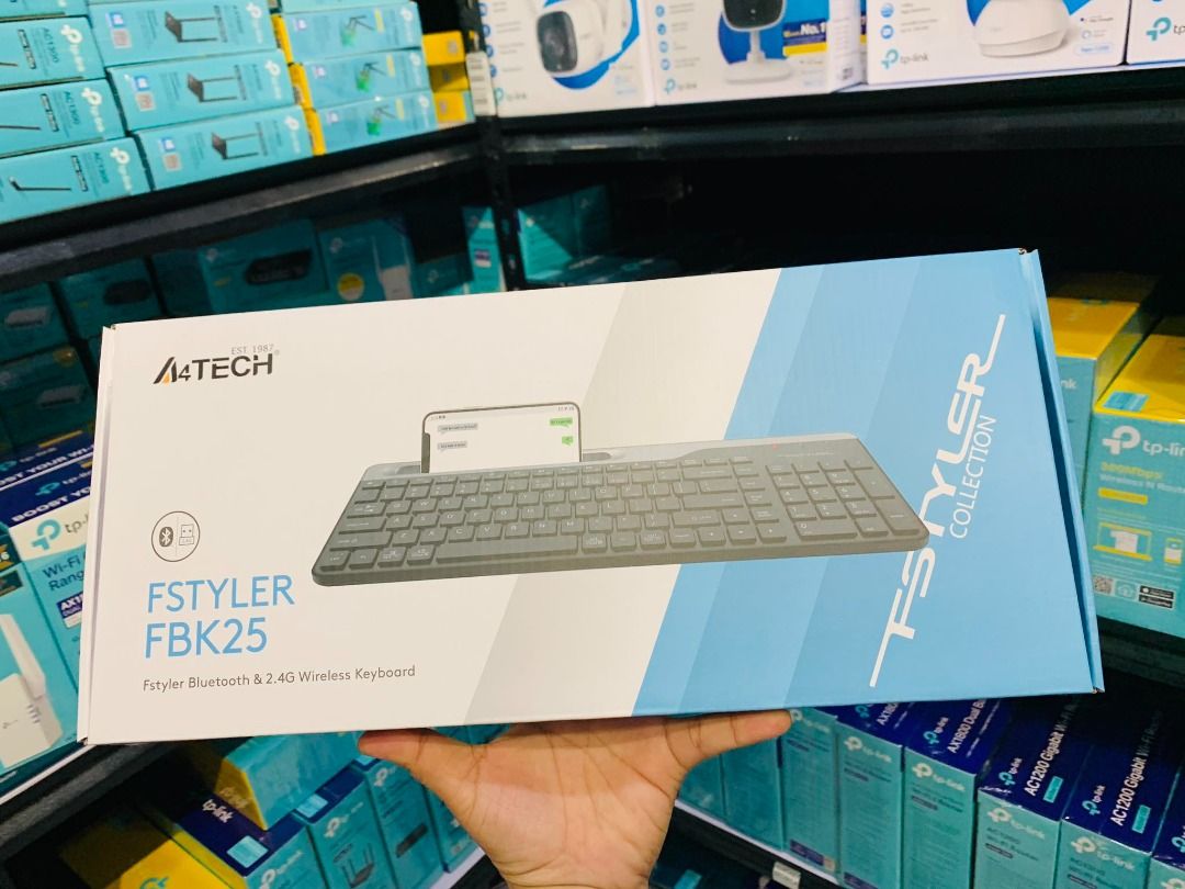 A4tech Fbk25 Fstyler Bluetooth And 2 4g Wireless Keyboard Black Computers And Tech Parts