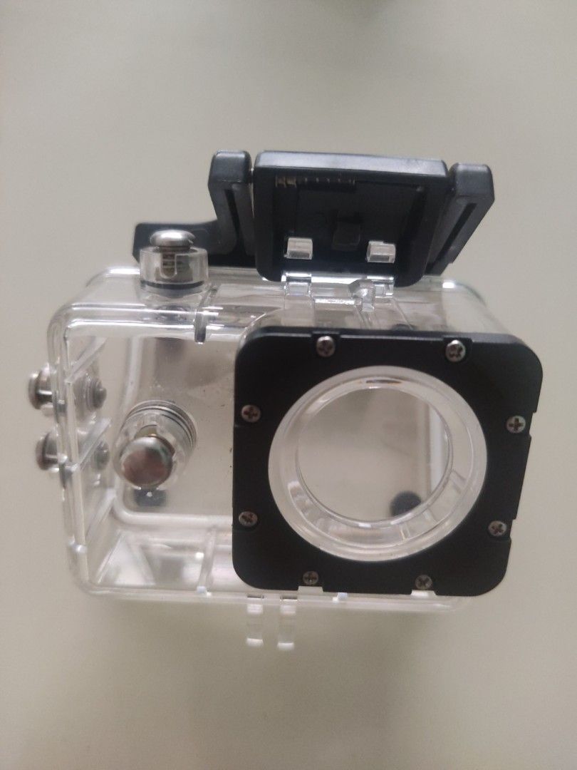 Action camera HD with underwater casing, Photography, Cameras on Carousell