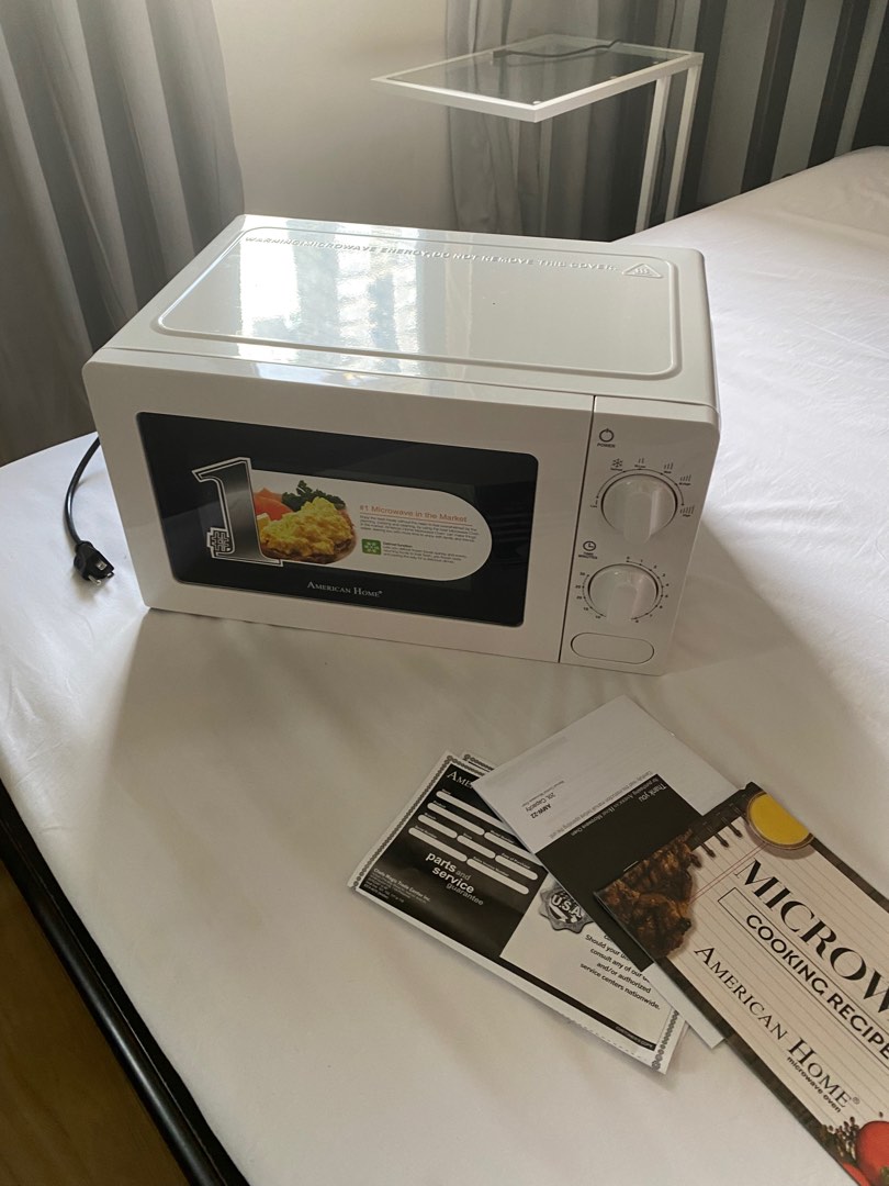 American Home AMW-22W Microwave Oven 20L White, TV & Home Appliances, Kitchen Appliances, Ovens ...