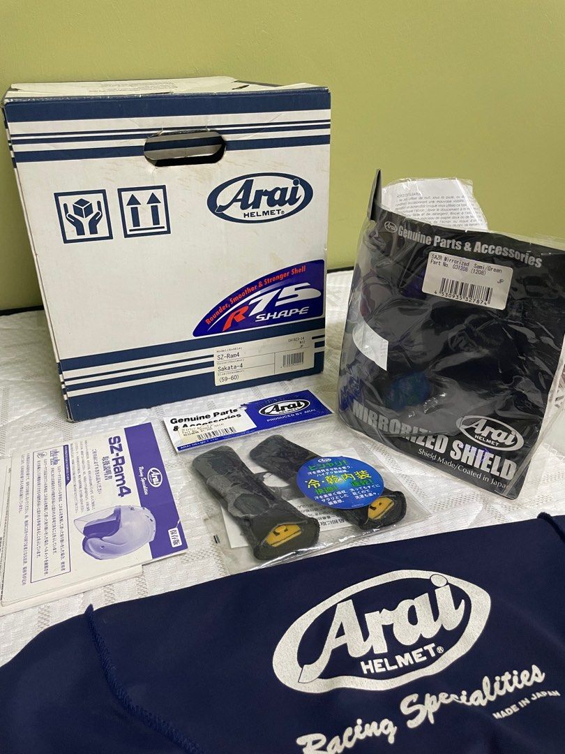 Arai Ram4 Sakata Original Japan, Auto Accessories on Carousell