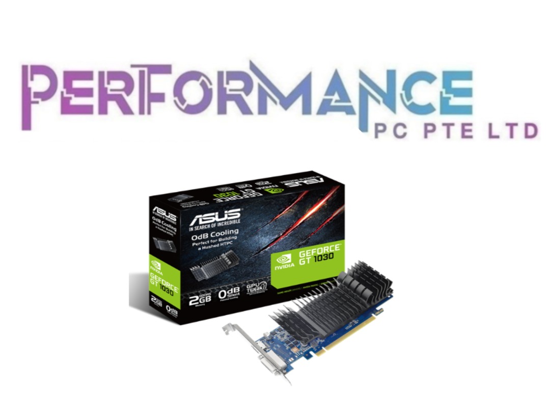 ASUS GeForce GT 1030 2GB GDDR5 low profile graphics card for silent ...