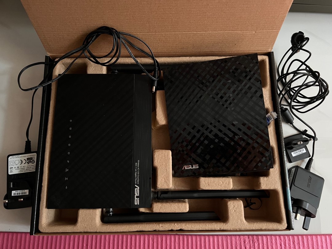 ASUS routers - RT-AC1200G+ & RT-N56U, Computers & Tech, Parts ...