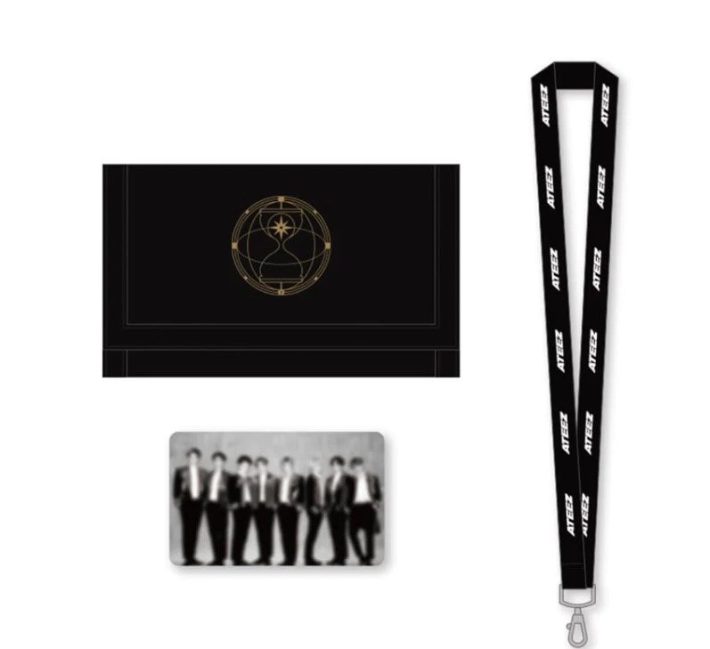Ateez official merchandise wallet, Hobbies & Toys, Collectibles ...