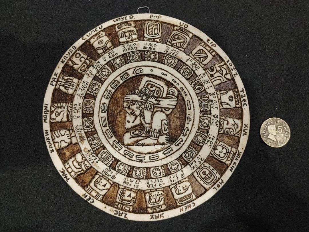 Authentic Mexican Calendar from Costa Maya Mexico, Furniture & Home ...