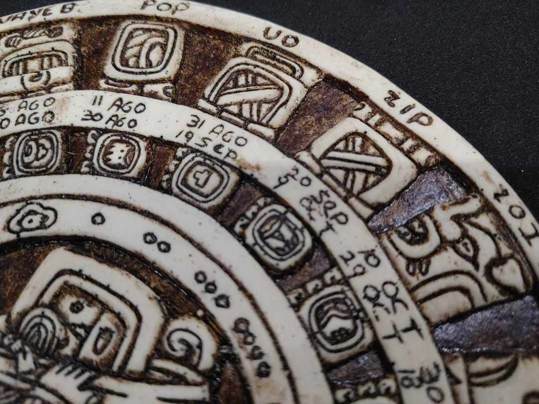 Authentic Mexican Calendar from Costa Maya Mexico, Furniture & Home ...