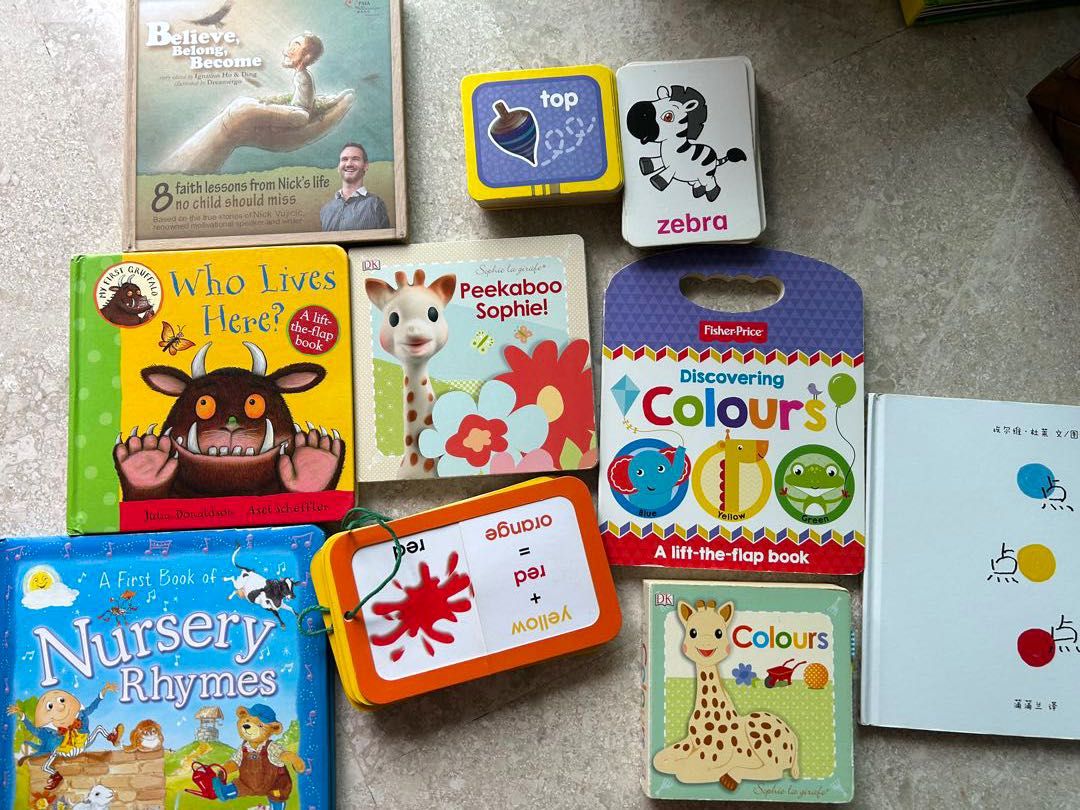 Baby books and flash cards to bless, Hobbies & Toys, Books & Magazines ...